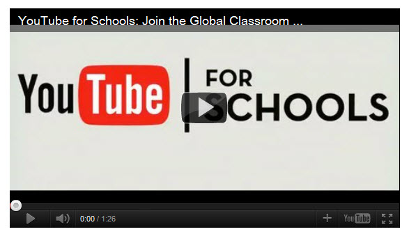Google Launches YouTube For Schools