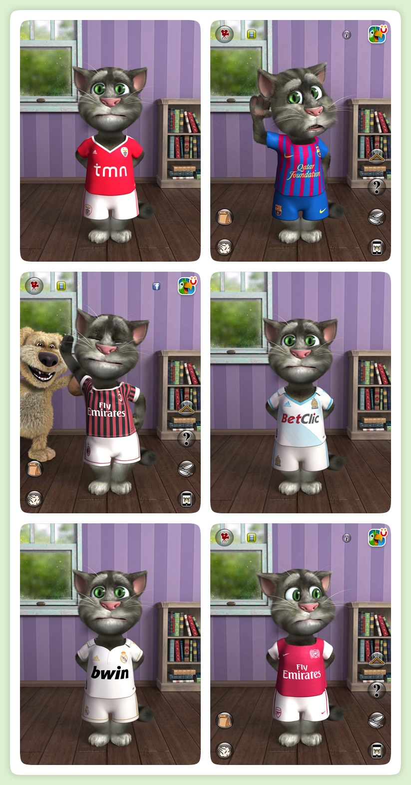 Talking Tom Strikes In-App Merchandising Deal, Wearing Soccer Colors