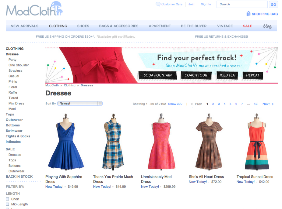 ModCloth Raises $25 Million In Funding