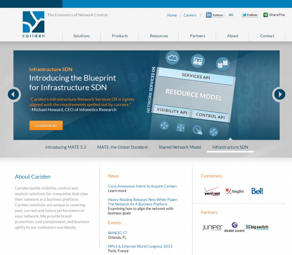 Cisco To Acquire Cariden » TechTaffy