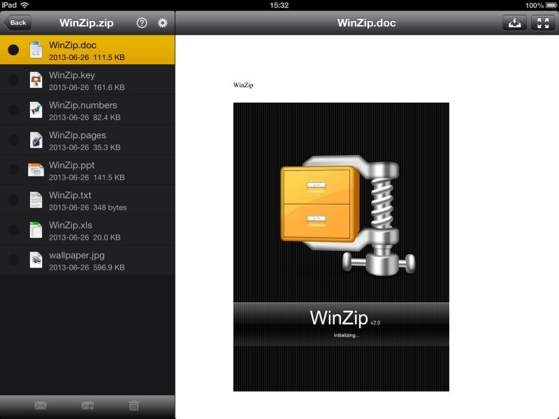 WinZip Launches New IOS App